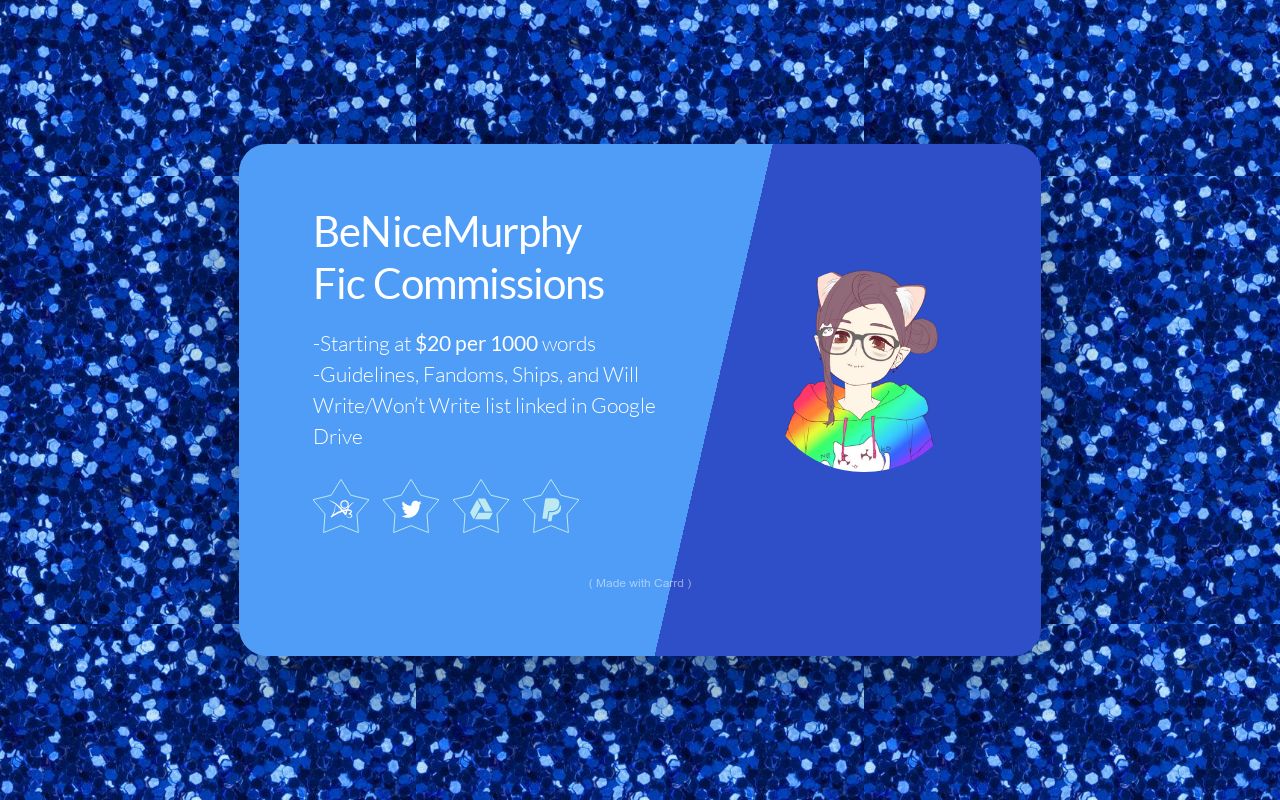 BeNiceMurphy Fic Commissions